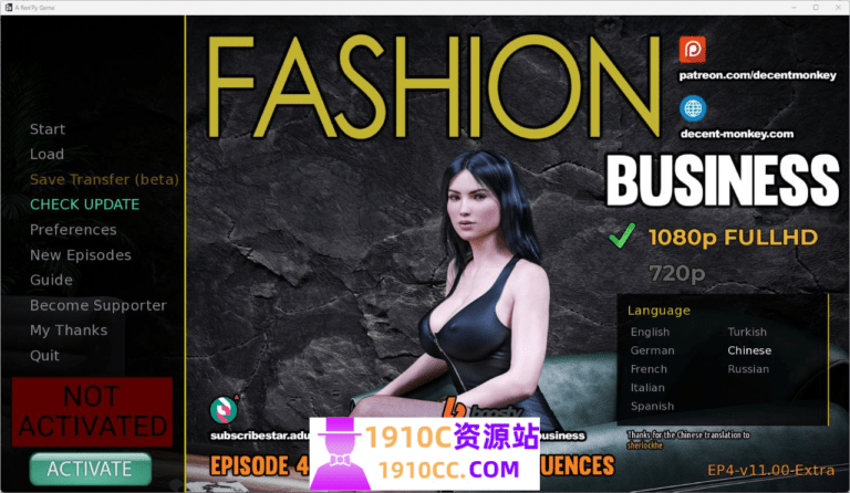 [欧美神作SLG/中文]时尚女王 莫妮卡 Fashion Business EP4 v11.0官方中文版[度盘/13G]-99单机游戏